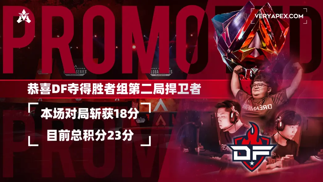 【ALGS速报】伯明翰冠军赛胜者组风暴点第二场中，DF夺得捍卫者! - VeryApex