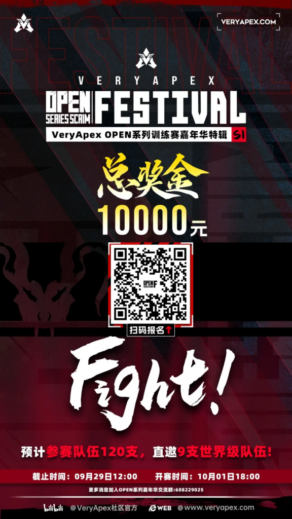 VeryApex Open系列训练赛嘉年华特辑S1 启动！ - VeryApex